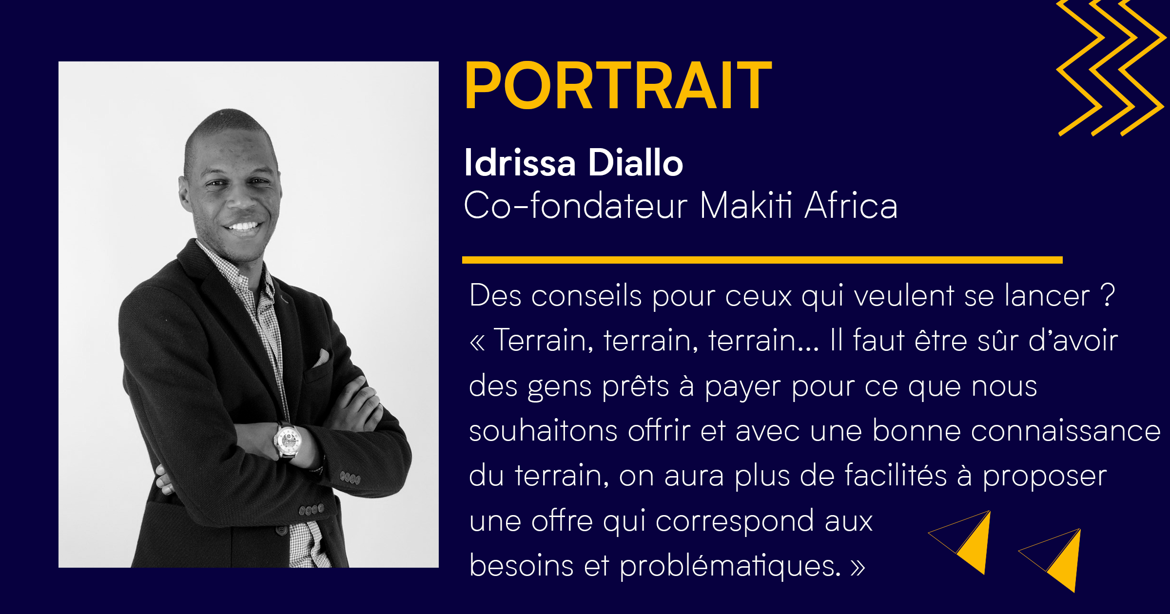 [PORTRAIT] Idrissa Diallo, co-fondateur Makiti Africa